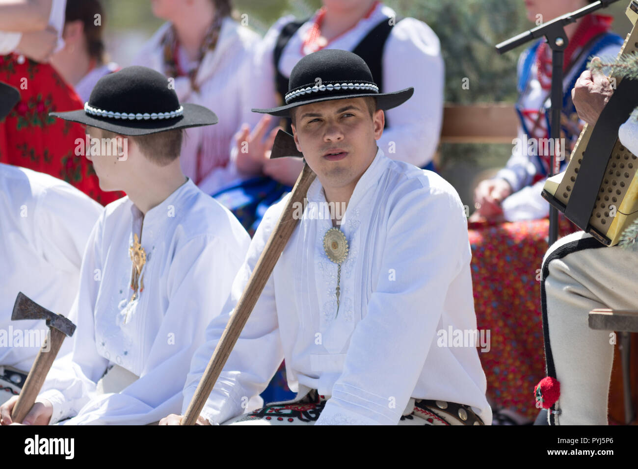 Chicago, Illinois, USA - May 5, 2018: The Polish Constitution Day ...