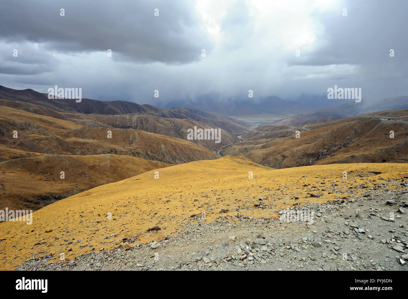 Beautiful landscape in Tibet Stock Photo - Alamy
