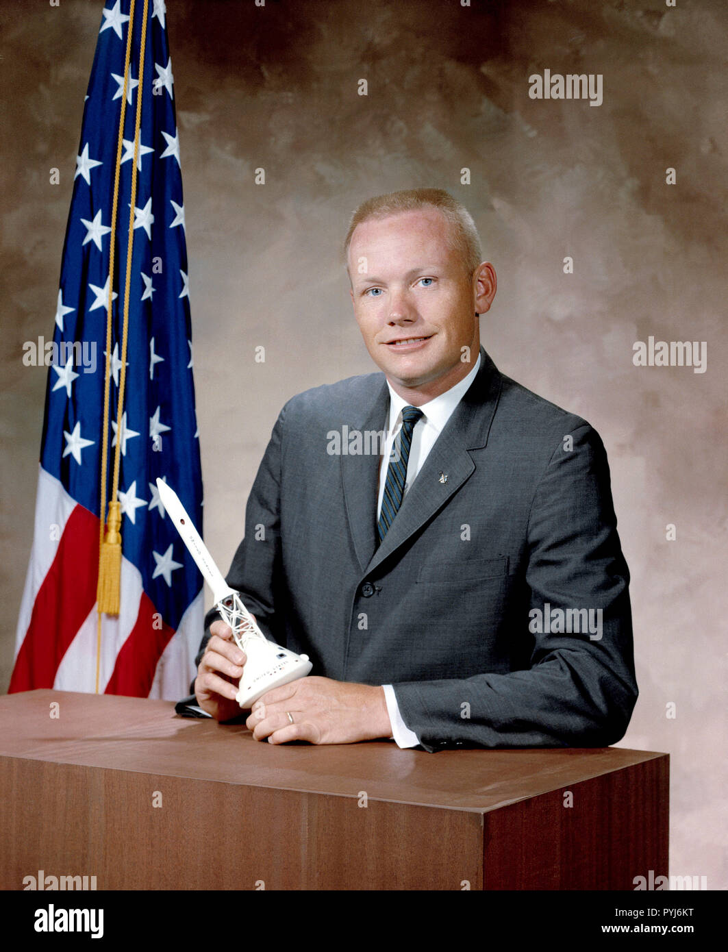 Neil armstrong portrait hi-res stock photography and images - Alamy