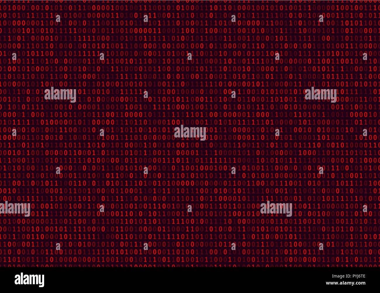 streaming binary code background. cyber pattern with numbers Stock Vector Image & Art - Alamy