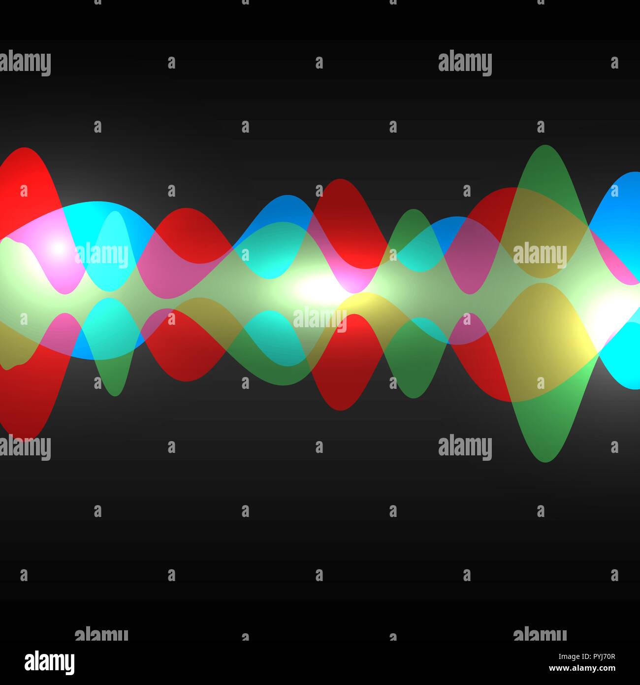 Abstract speaking sound wave vector Stock Vector Image & Art - Alamy