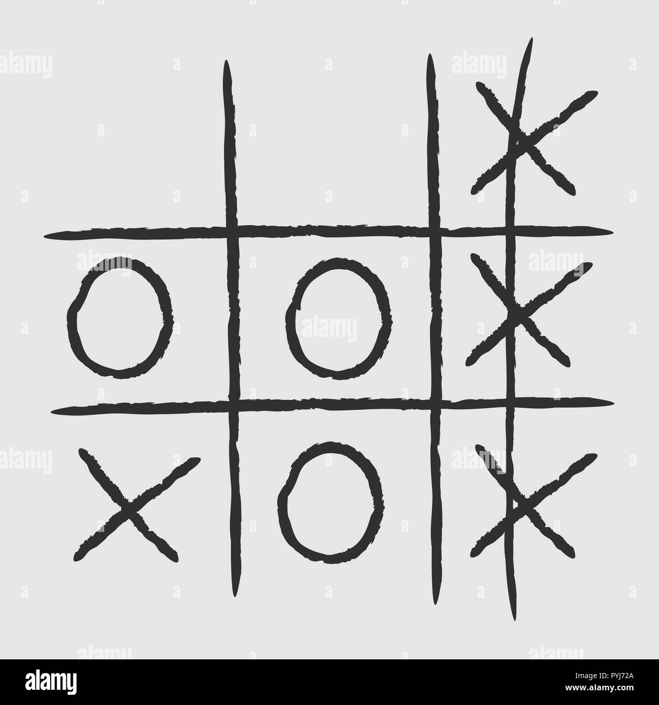 Tic tac toe game vector icon Stock Vector Image & Art - Alamy