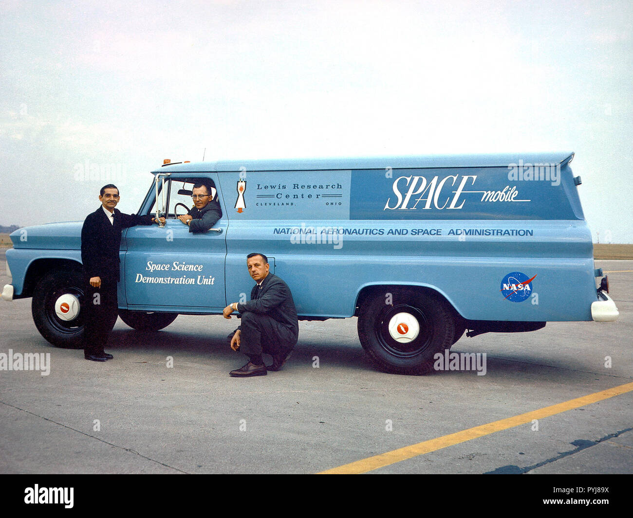 Members of Lewis’ Educational Services Office pose with one of the ...