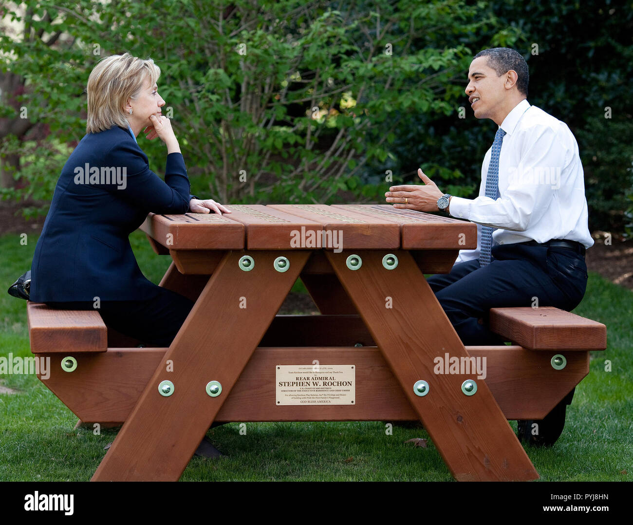 President Barack Obama and Secretary of State Hillary Rodham Clinton ...
