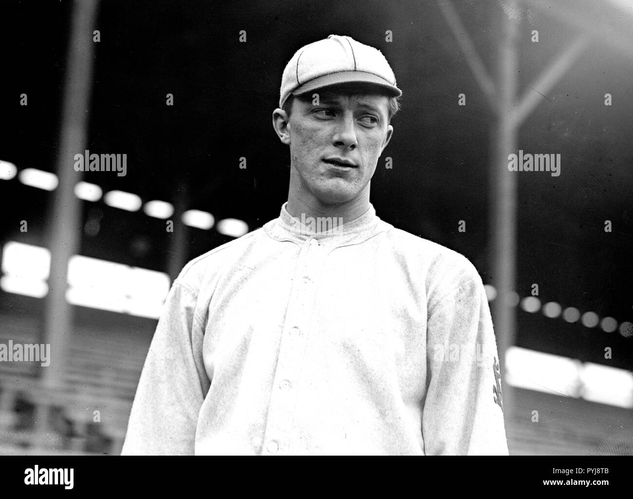 Photograph shows baseball player and pitcher Grover Cleveland (Slim ...