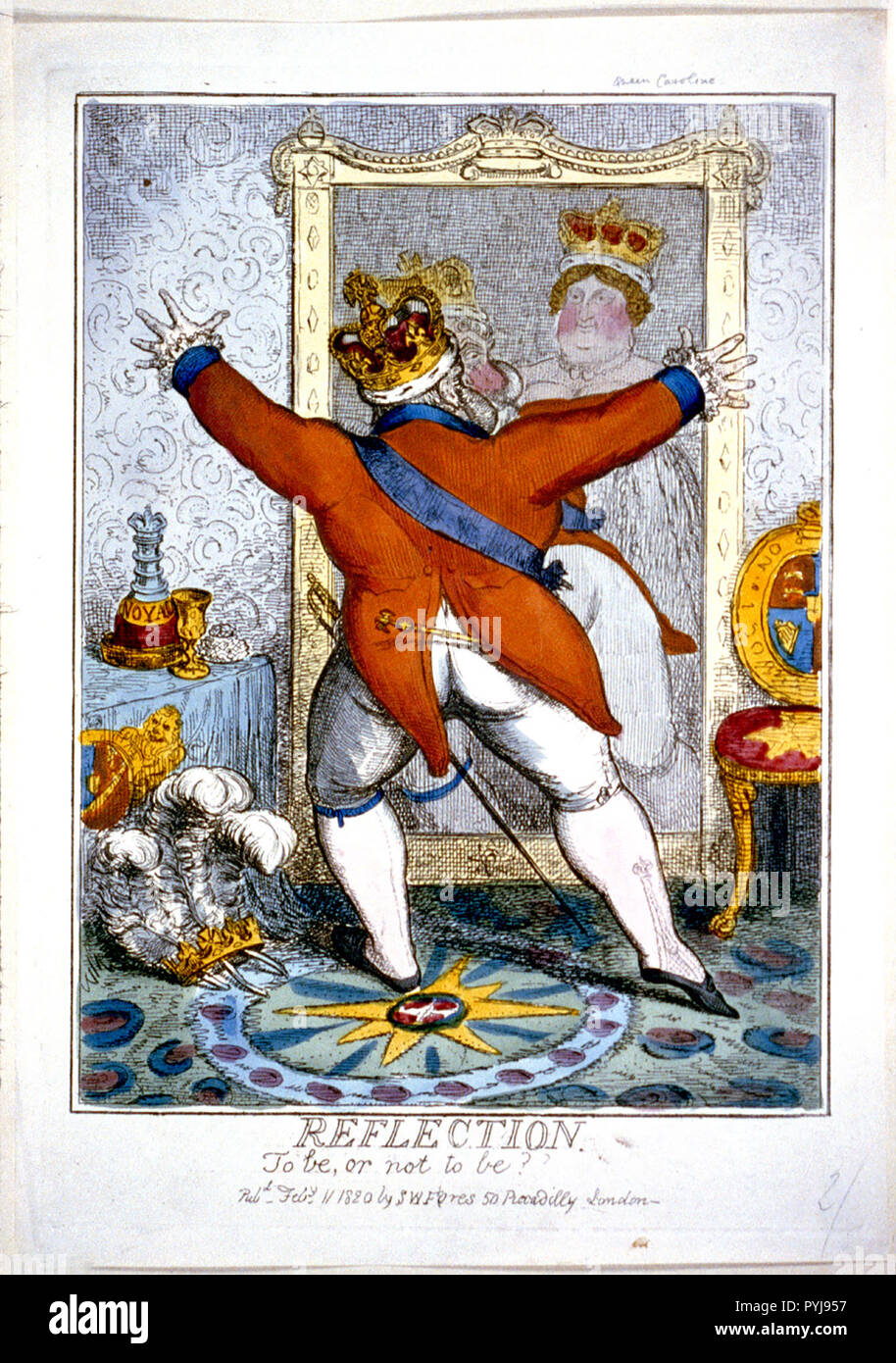 George iv cartoon hi-res stock photography and images - Alamy