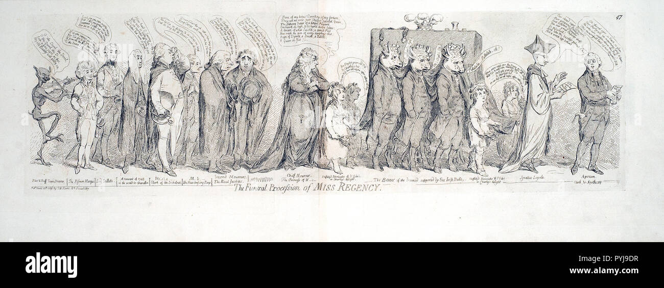 A satire of the overthrow of the Regency Bill by the recovery of King ...