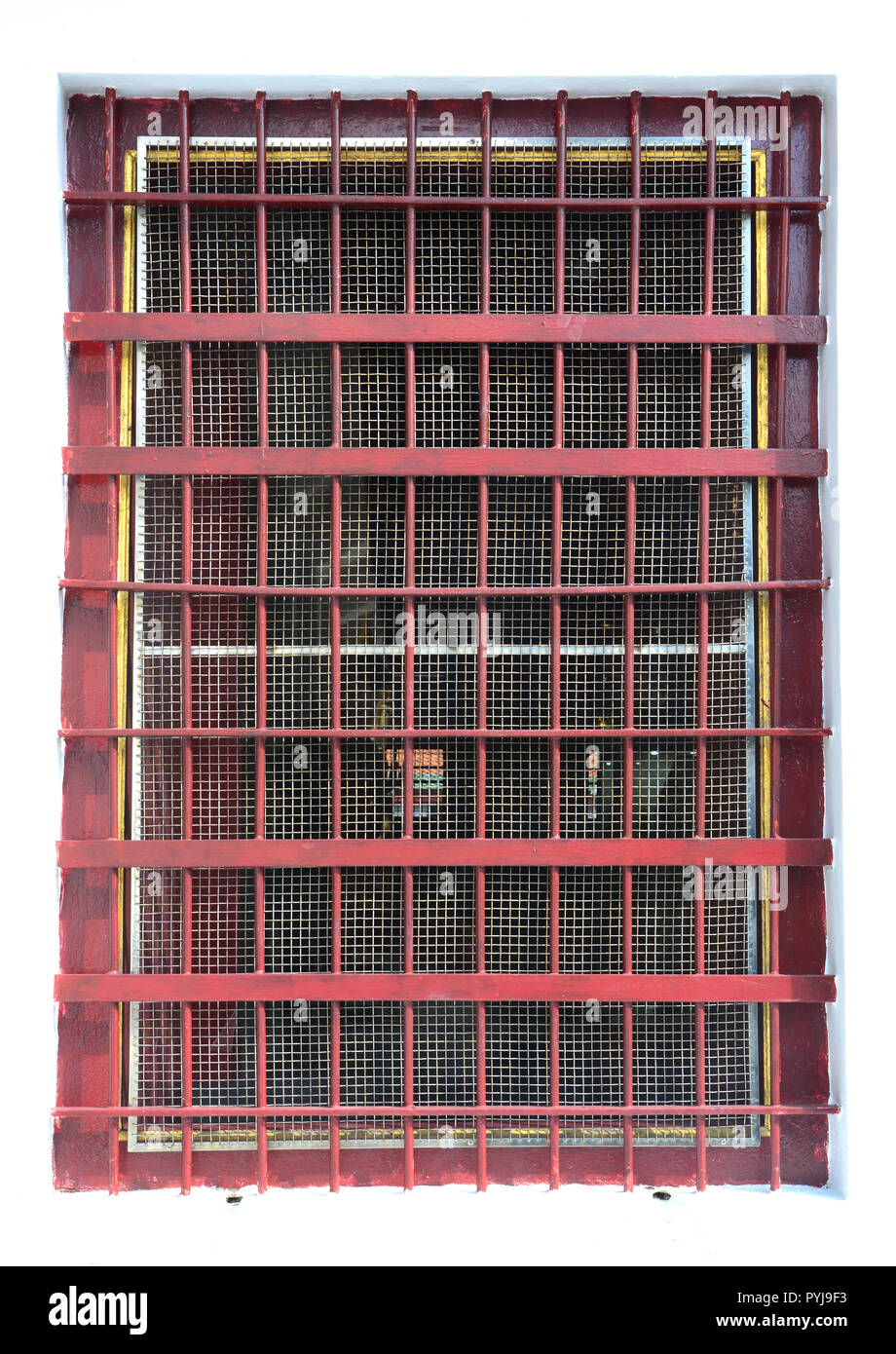 Grated window Cut Out Stock Images & Pictures - Alamy