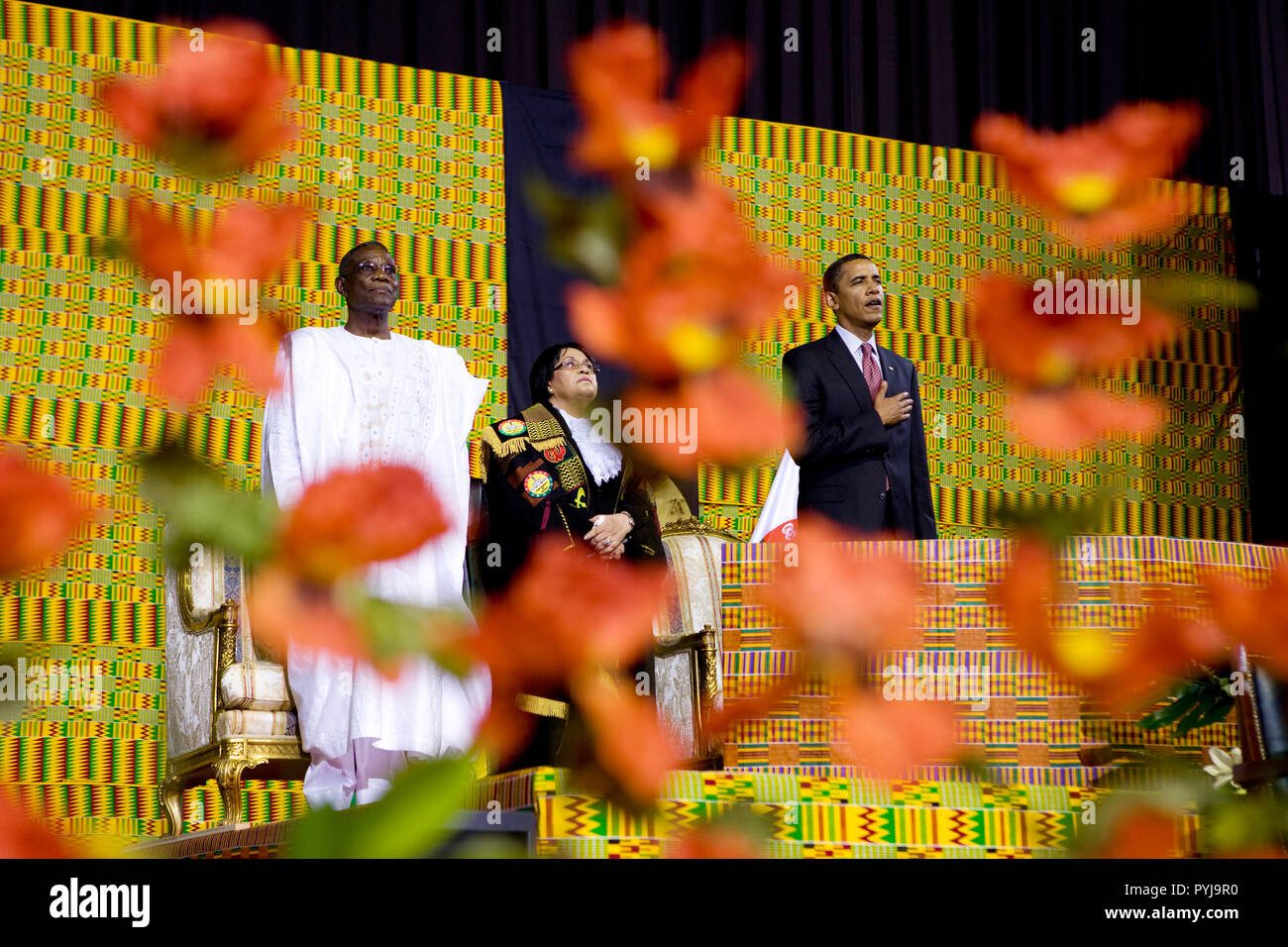 President Barack Obama makes a speech to Ghanian Parliament at the ...