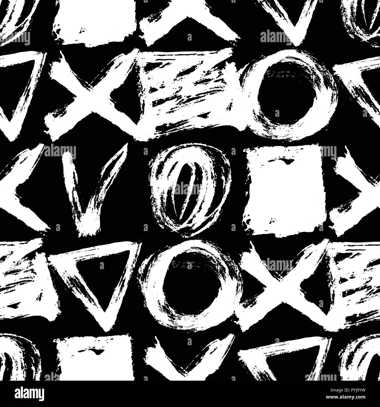 Seamless black and white pattern Stock Vector Image & Art - Alamy