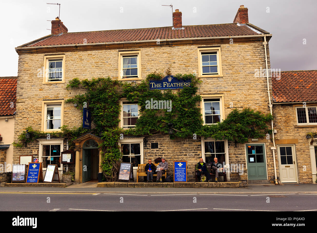 The Feathers Hotel off Market Square in Helmsley North Yorkshire UK ...