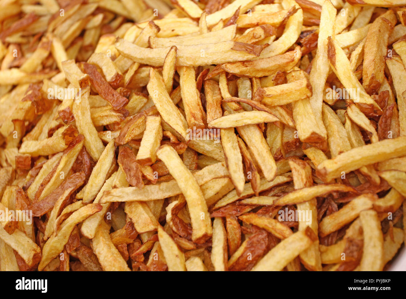 French fries. French fries all frame background texture. Tasty fried ...