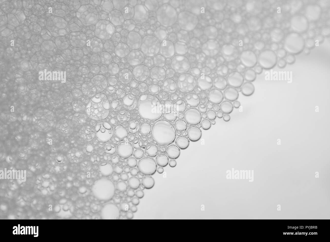 white foam texture abstract background closeup Stock Photo - Alamy