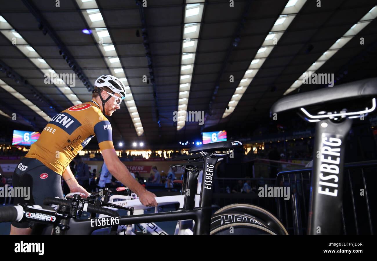 Great Britain's Jon Dibben during day six of the Six Day Series at Lee ...
