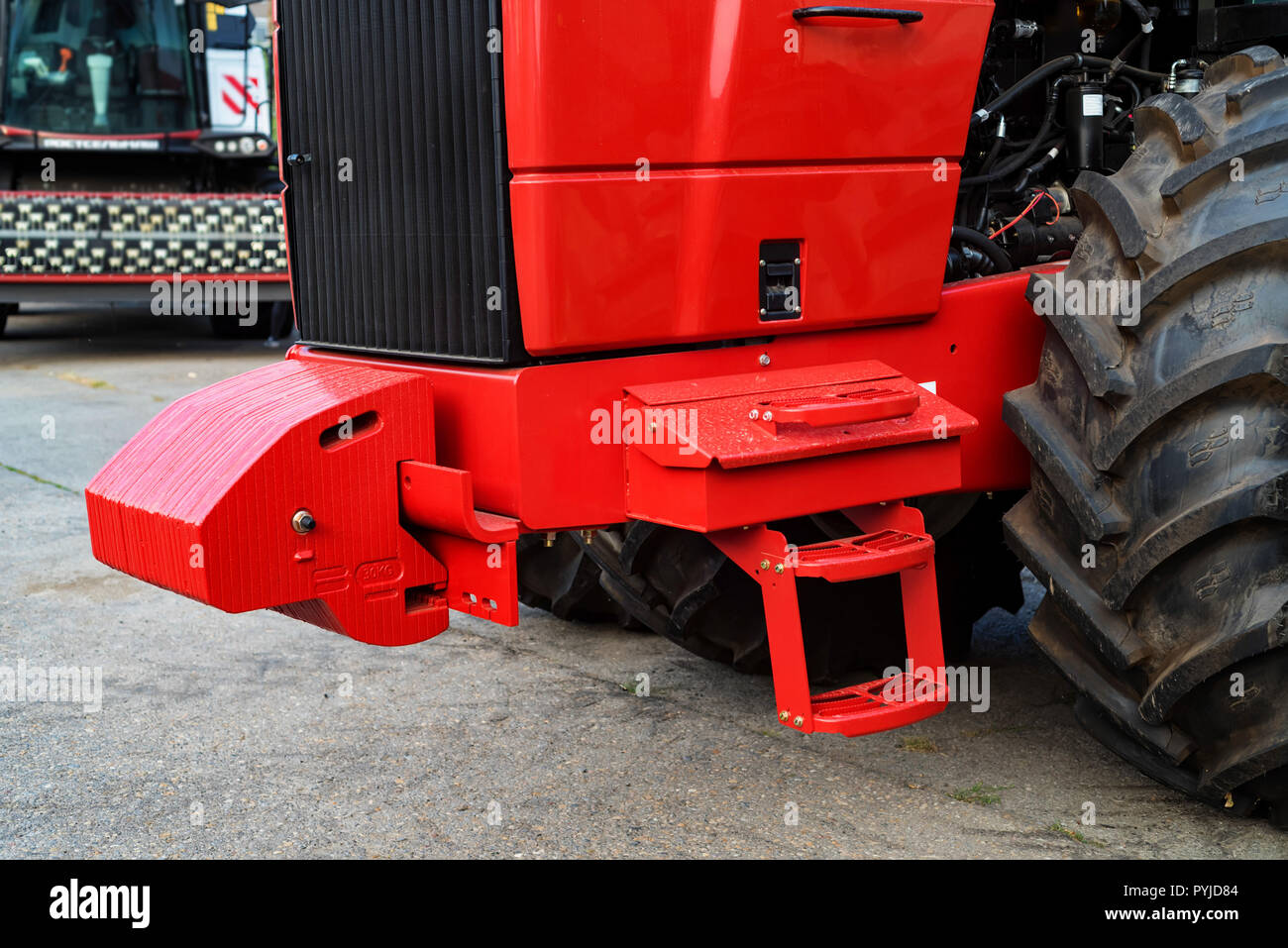 Close up brand new tractor tires at industrial factory Stock Photo - Alamy