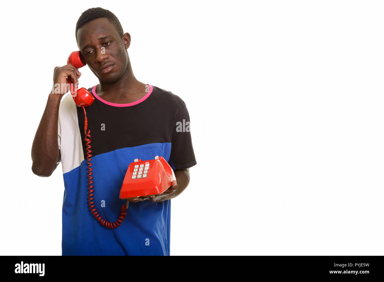 Talking to an old man Cut Out Stock Images & Pictures - Alamy