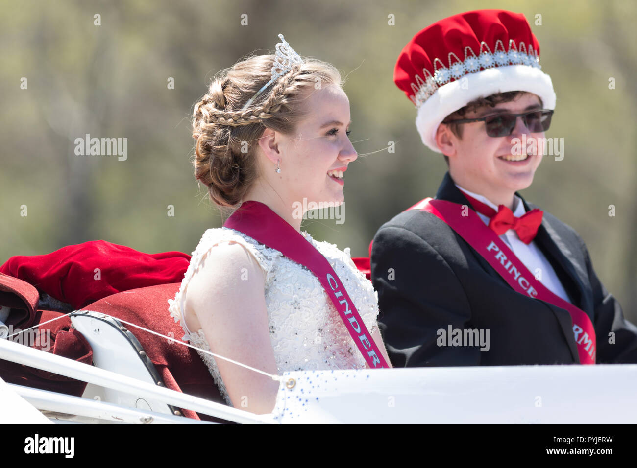 Chicago, Illinois, USA - May 5, 2018: The Polish Constitution Day ...