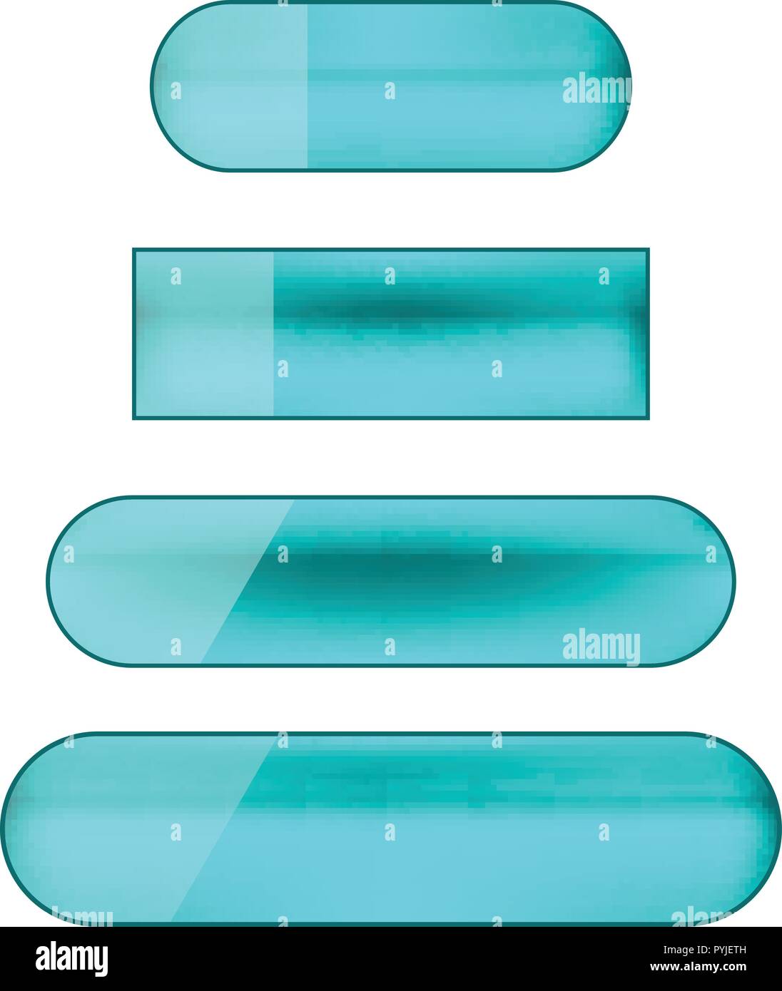 vector web buttons set - blue Stock Vector Image & Art - Alamy