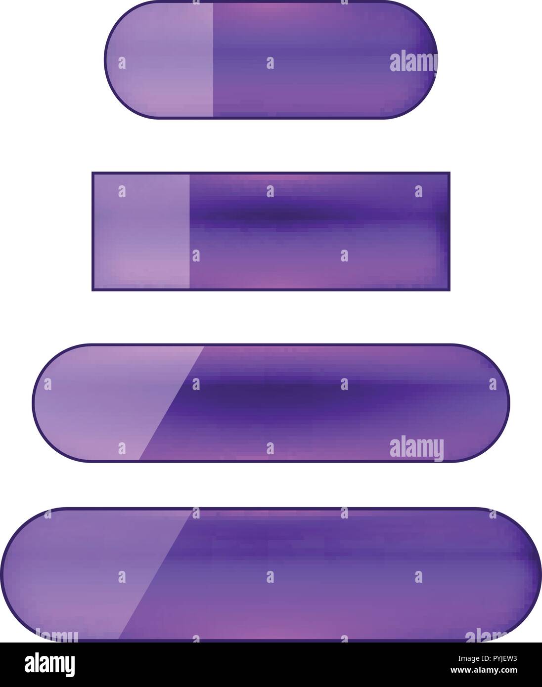 vector web buttons set - purple and violet Stock Vector Image & Art - Alamy
