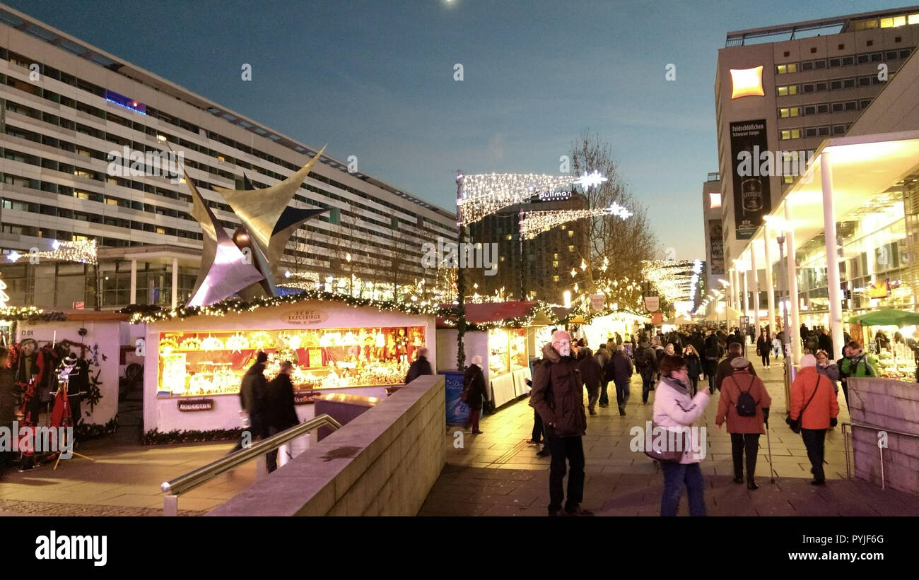 Dresden people walking and shopping crowd of people hi-res stock ...