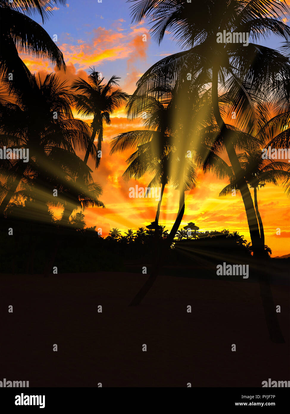 Sentosa Beach Sunset