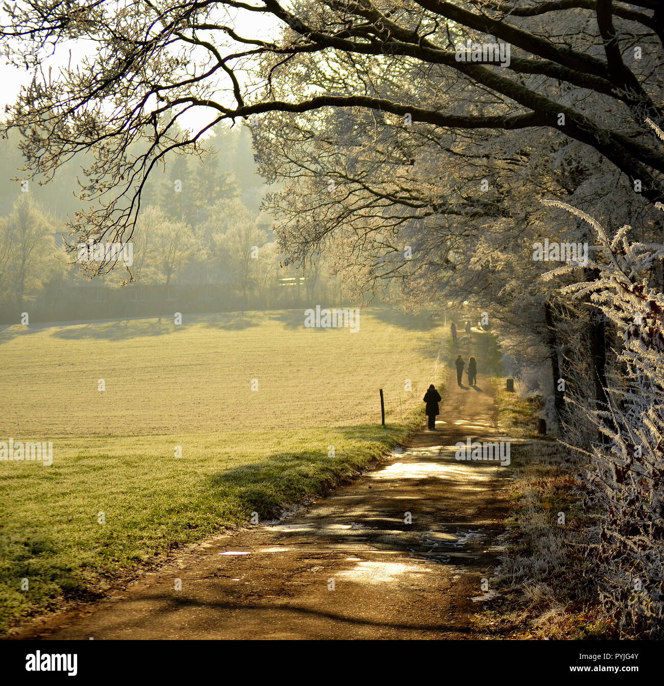 Weather cold people hi-res stock photography and images - Alamy