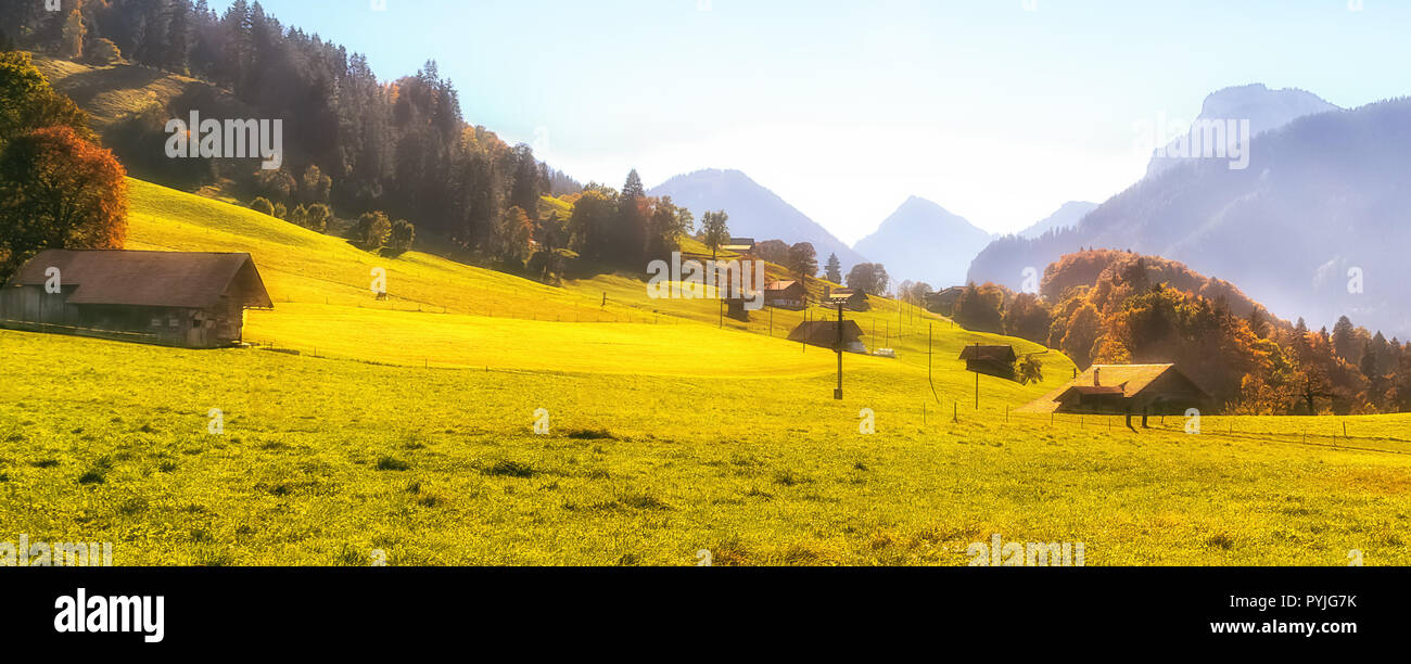 Alpine mountain scenery hi-res stock photography and images - Alamy