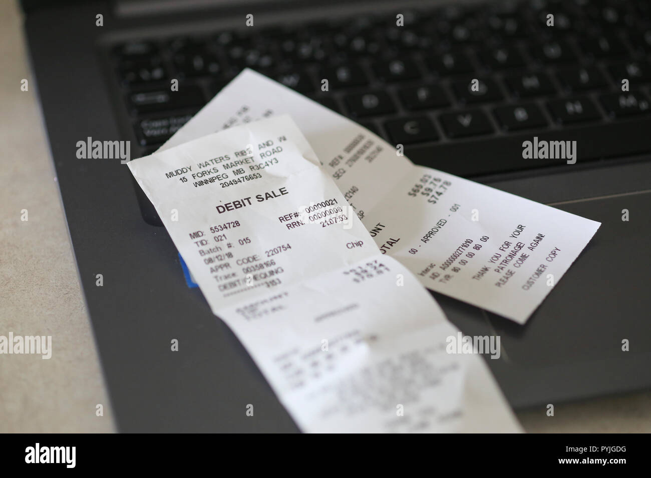 Digital receipts hi-res stock photography and images - Alamy