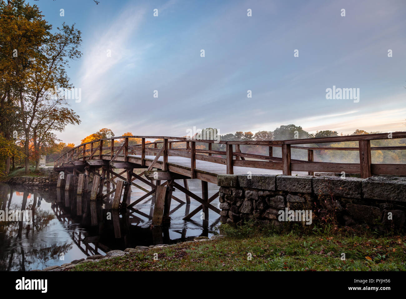 Old North Bridge Stock Photo - Alamy