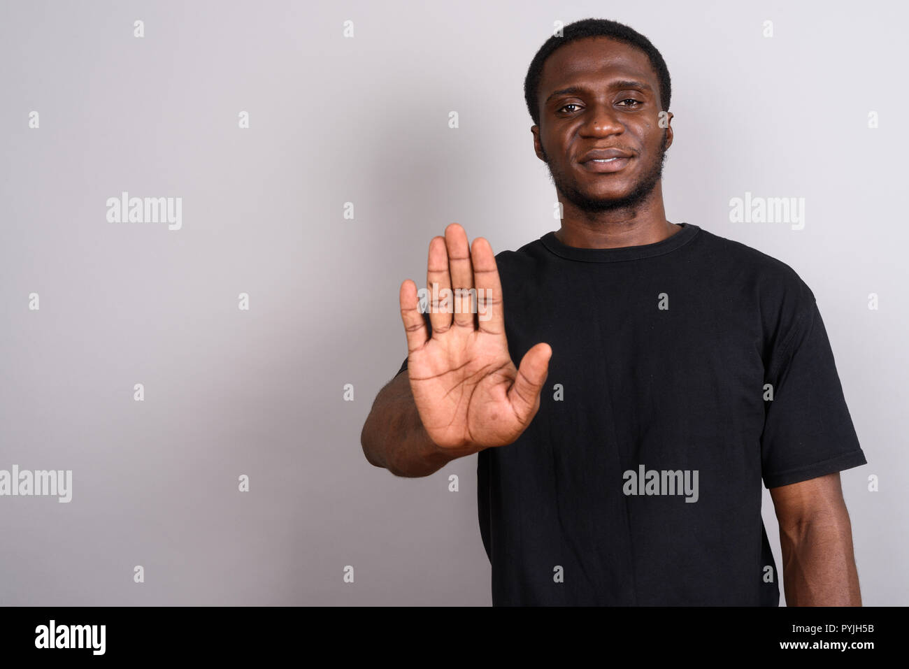 Hand palm african american hi-res stock photography and images - Alamy