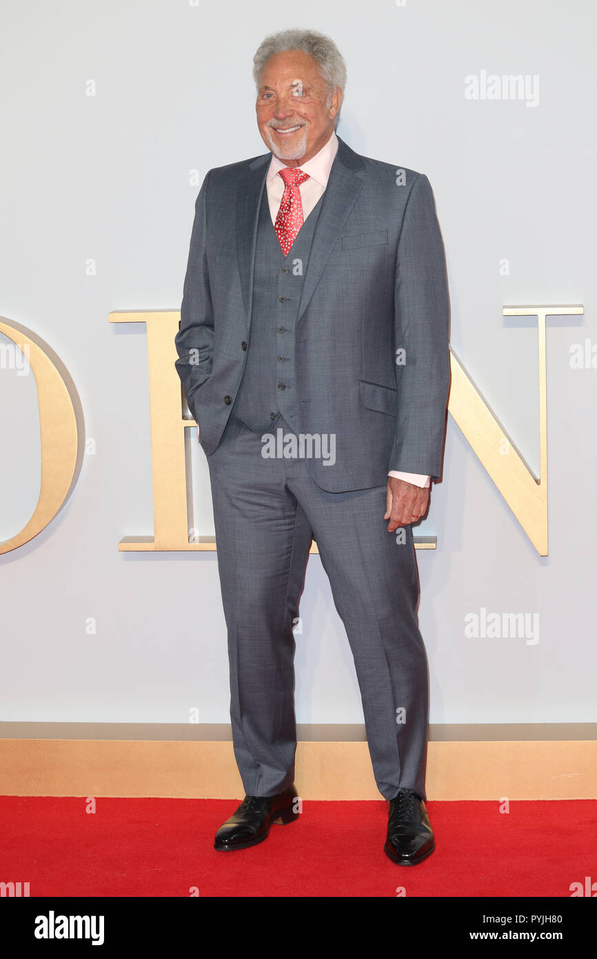 A Star is Born UK Premiere - Arrivals Featuring: Sir Tom Jones Where ...