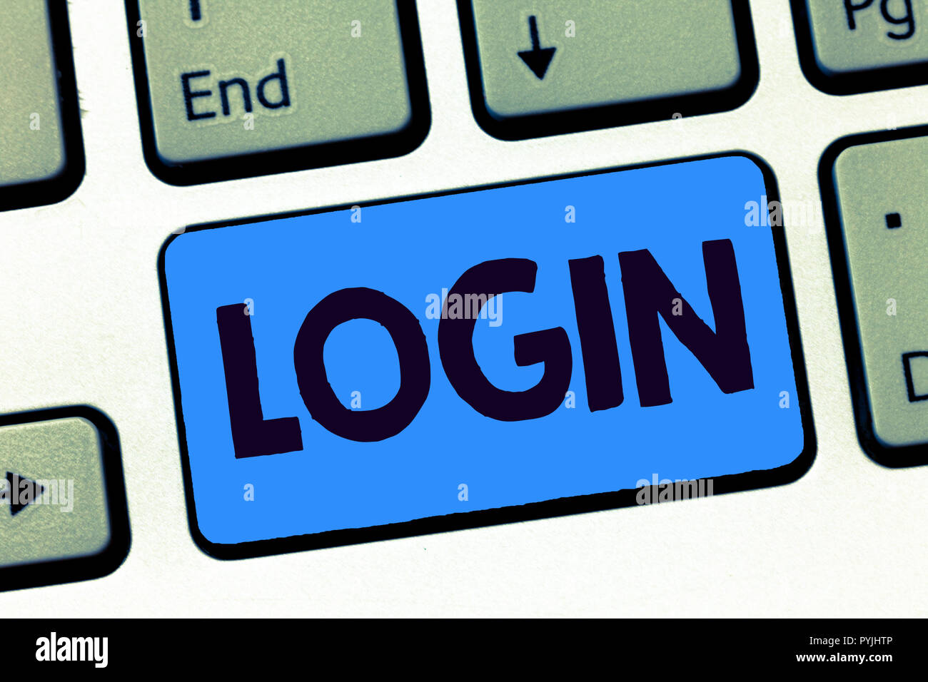 Word Writing Text Login Business Concept For Entering Website Blog Using Username And Password