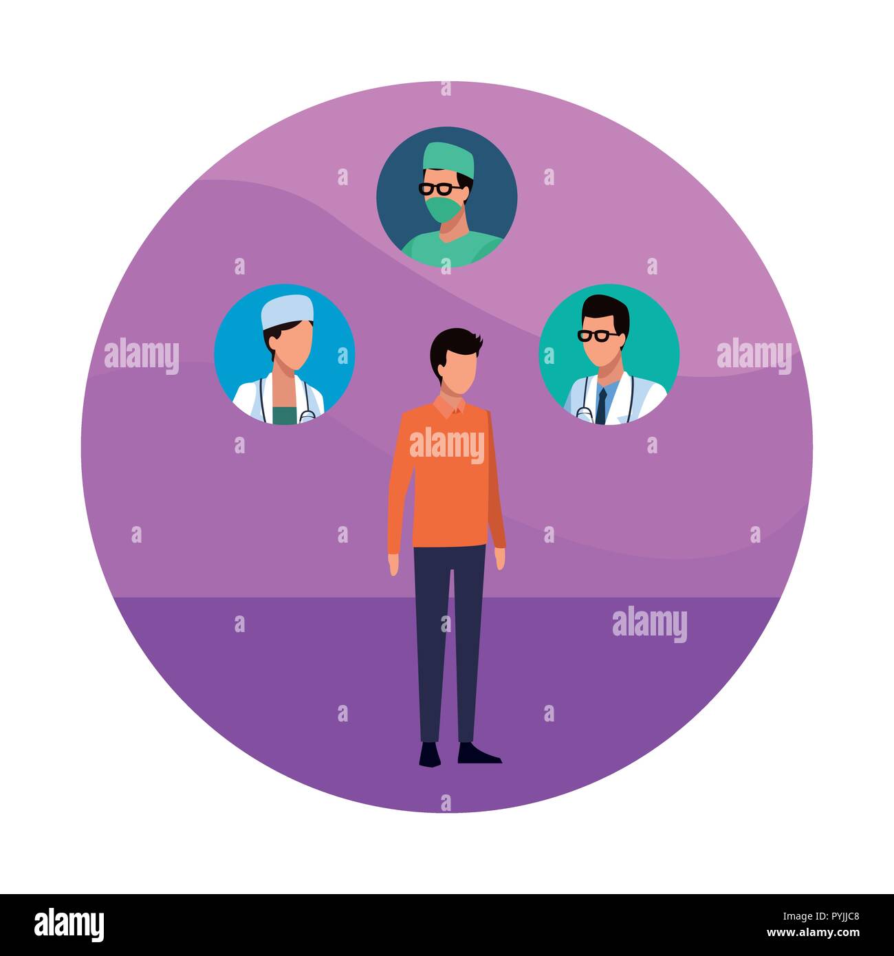 Anonymous faces vector vectors hi-res stock photography and images - Alamy