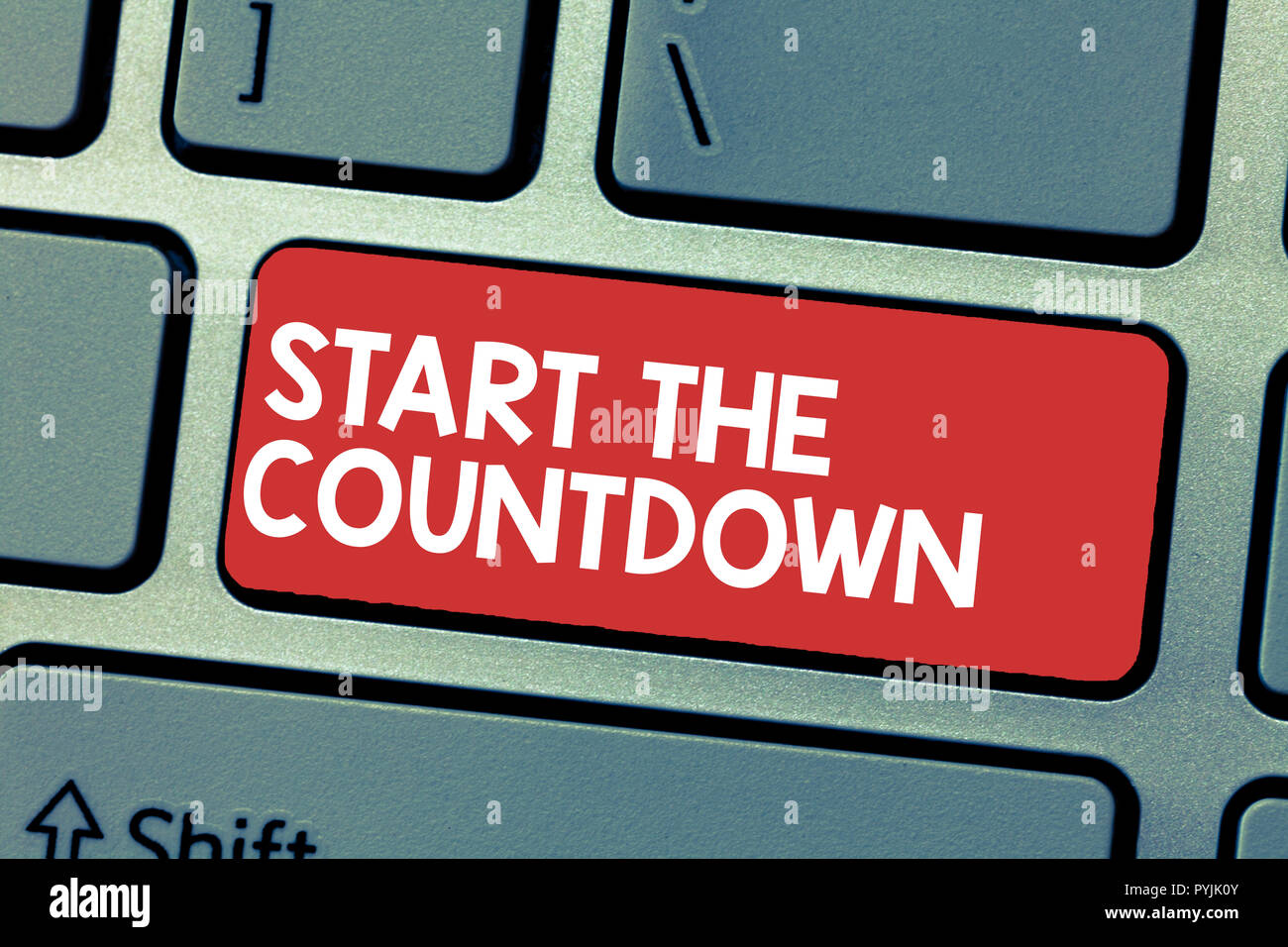 Handwriting text writing Start The Countdown. Concept meaning Sequence ... Handwriting text writing Start The Countdown. Concept meaning Sequence ...