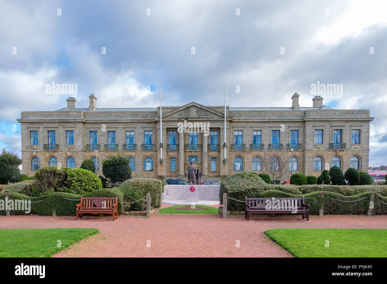 Ayr, Scotland, UK - October 26, 2018: South Ayrshire Councils ...