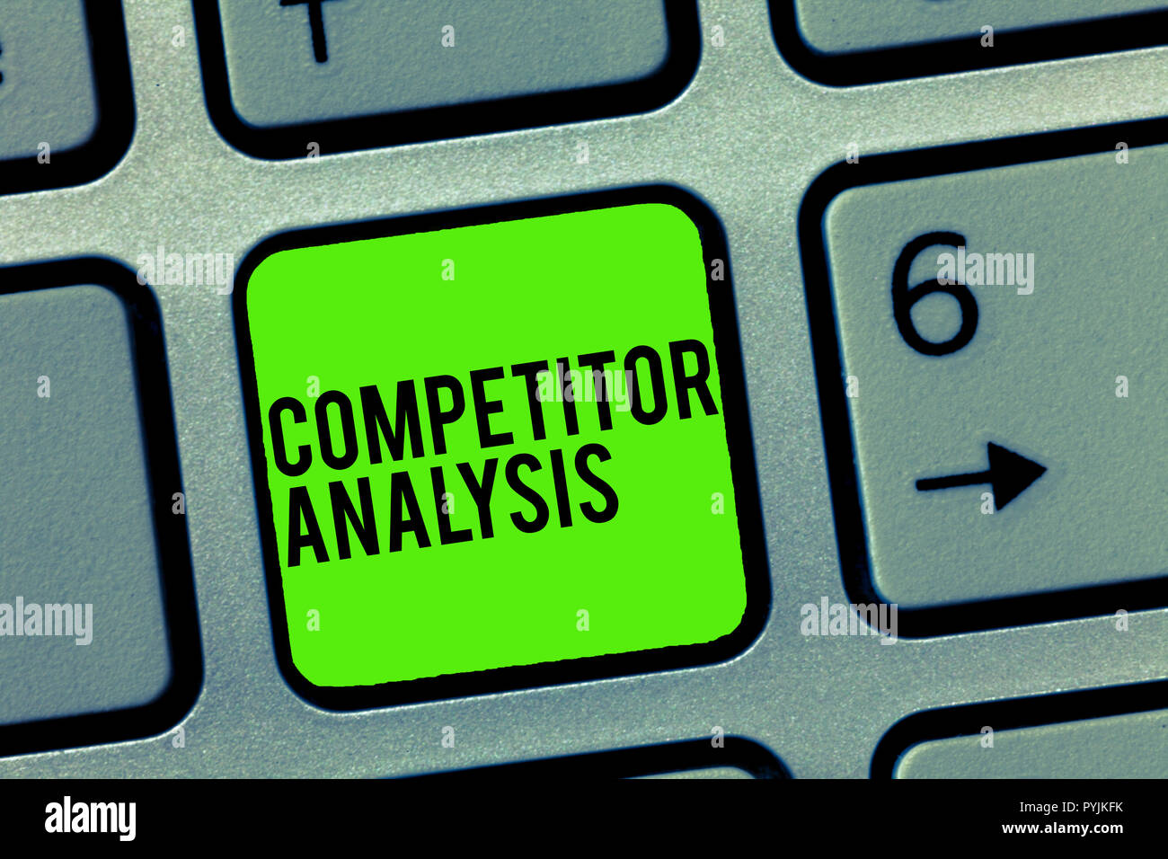 Text sign showing Competitor Analysis. Conceptual photo Determine the ...