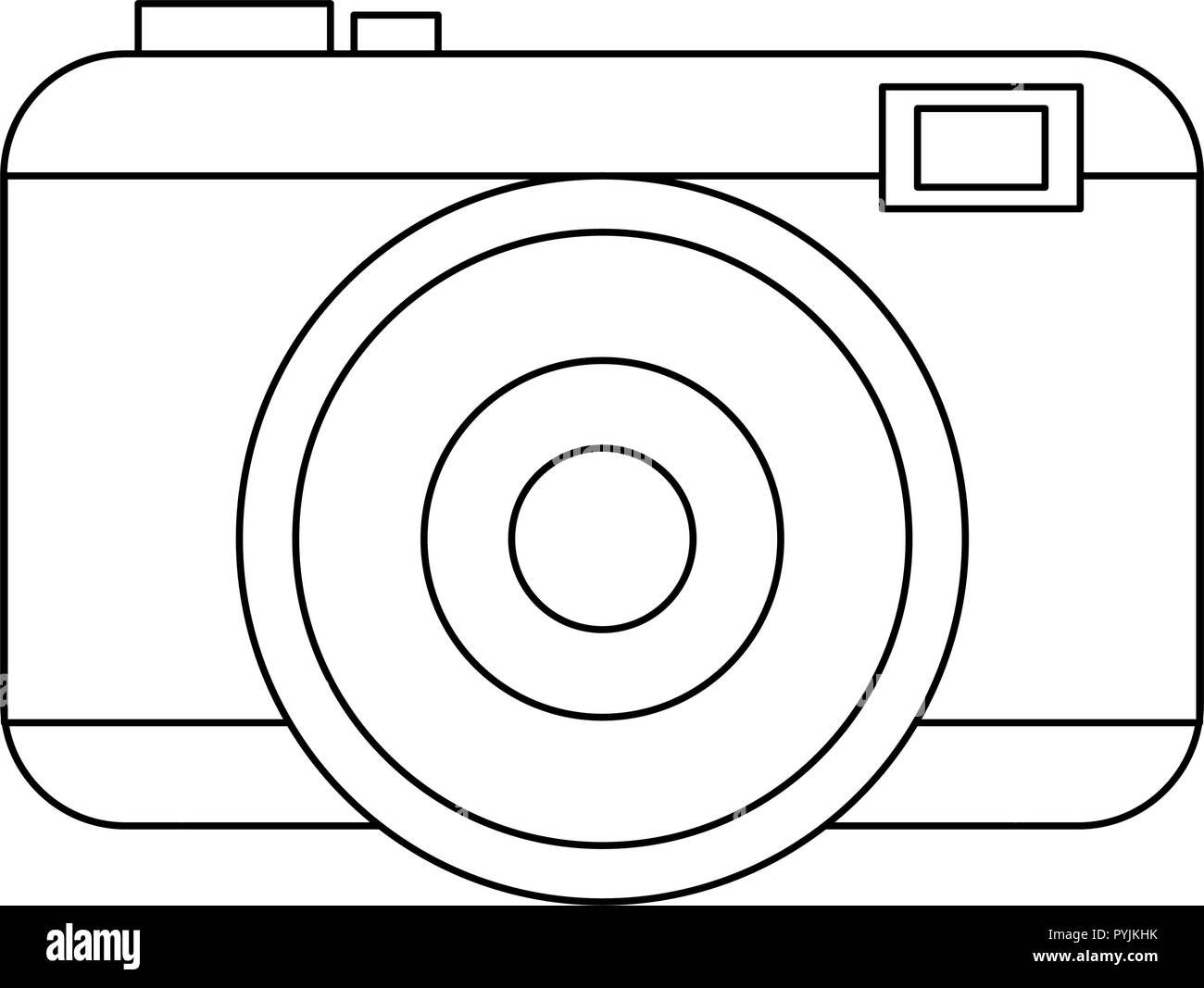 Vintage camera cartoon isolated vector illustration graphic design ...