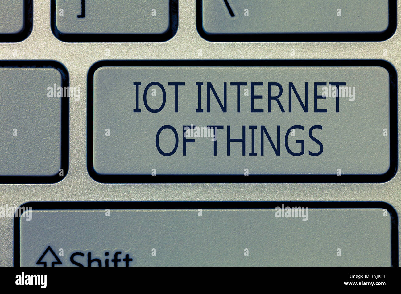 Writing note showing Iot Internet Of Things. Business photo showcasing ...