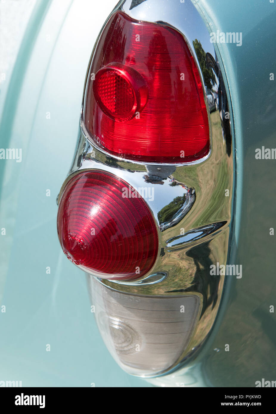 vintage car tale light Stock Photo - Alamy