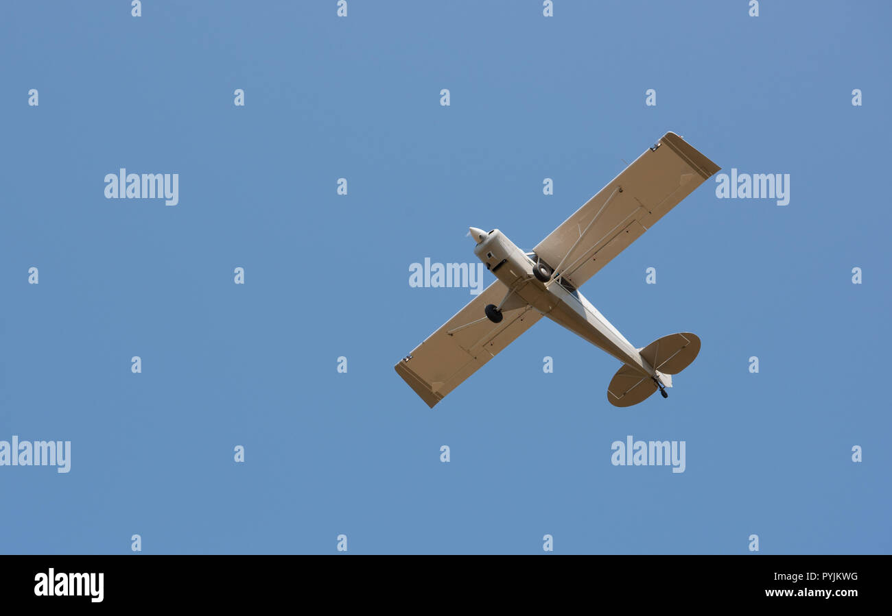 one turbo engine plane Stock Photo - Alamy