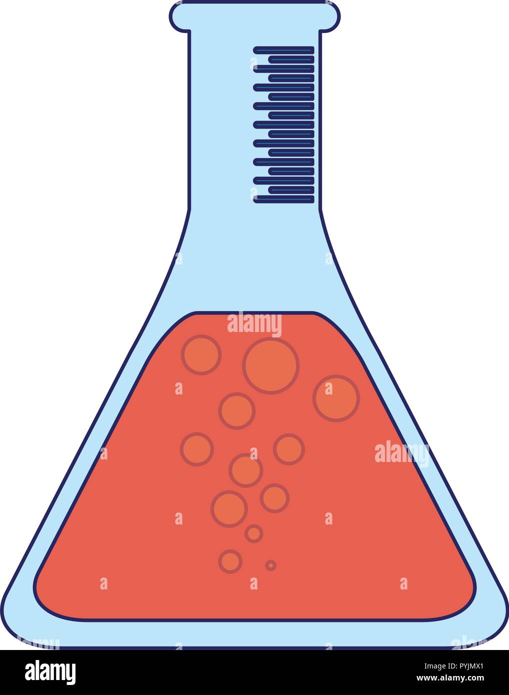 Chemistry flask symbol vector illustration graphic design Stock Vector ...