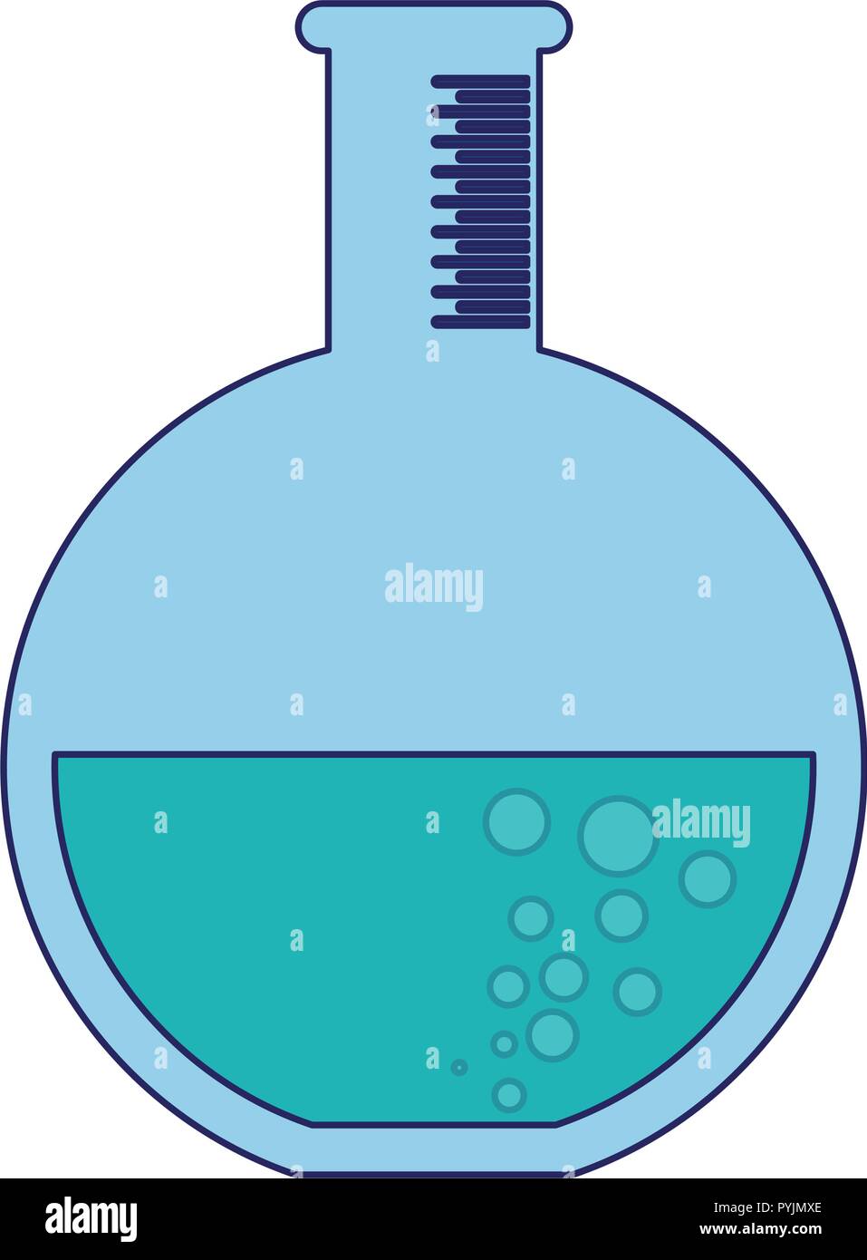 Chemistry flask symbol vector illustration graphic design Stock Vector ...