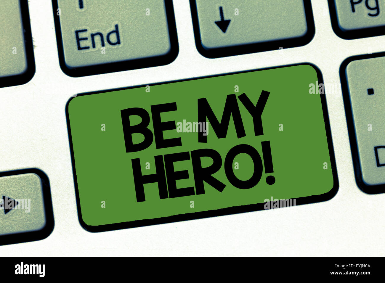 Text sign showing Be My Hero. Conceptual photo Request by someone to ...