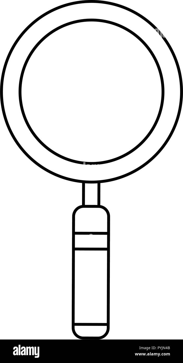 Magnifying glass symbol isolated vector illustration graphic design ...