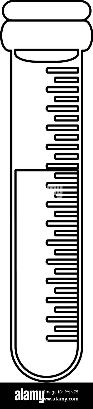 Blood test tube vector illustration graphic design Stock Vector Image ...