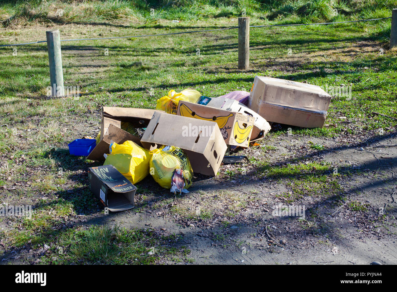 Plastic waste beside a river hi-res stock photography and images - Alamy