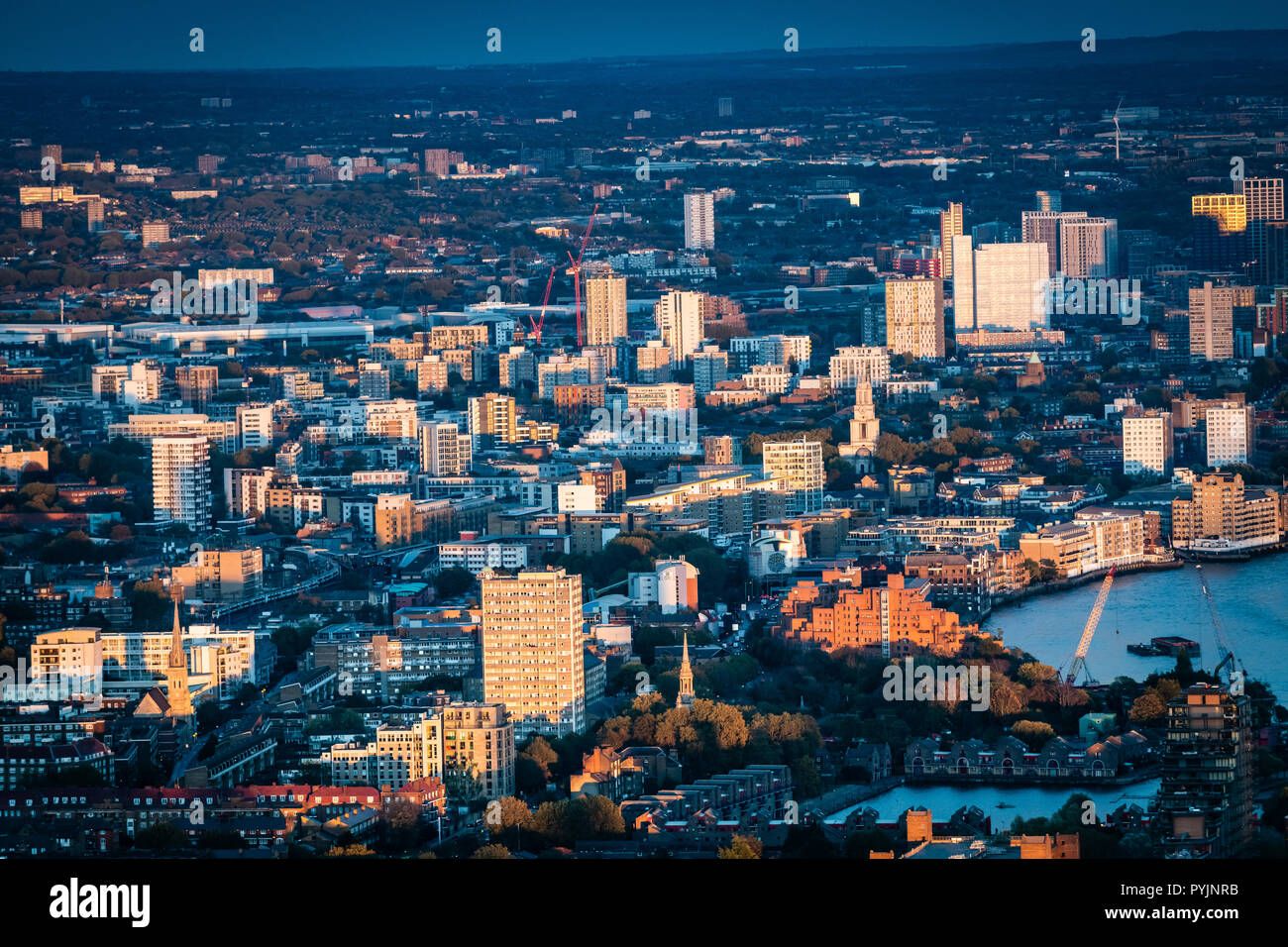 Uk tower blocks from above hi-res stock photography and images - Alamy