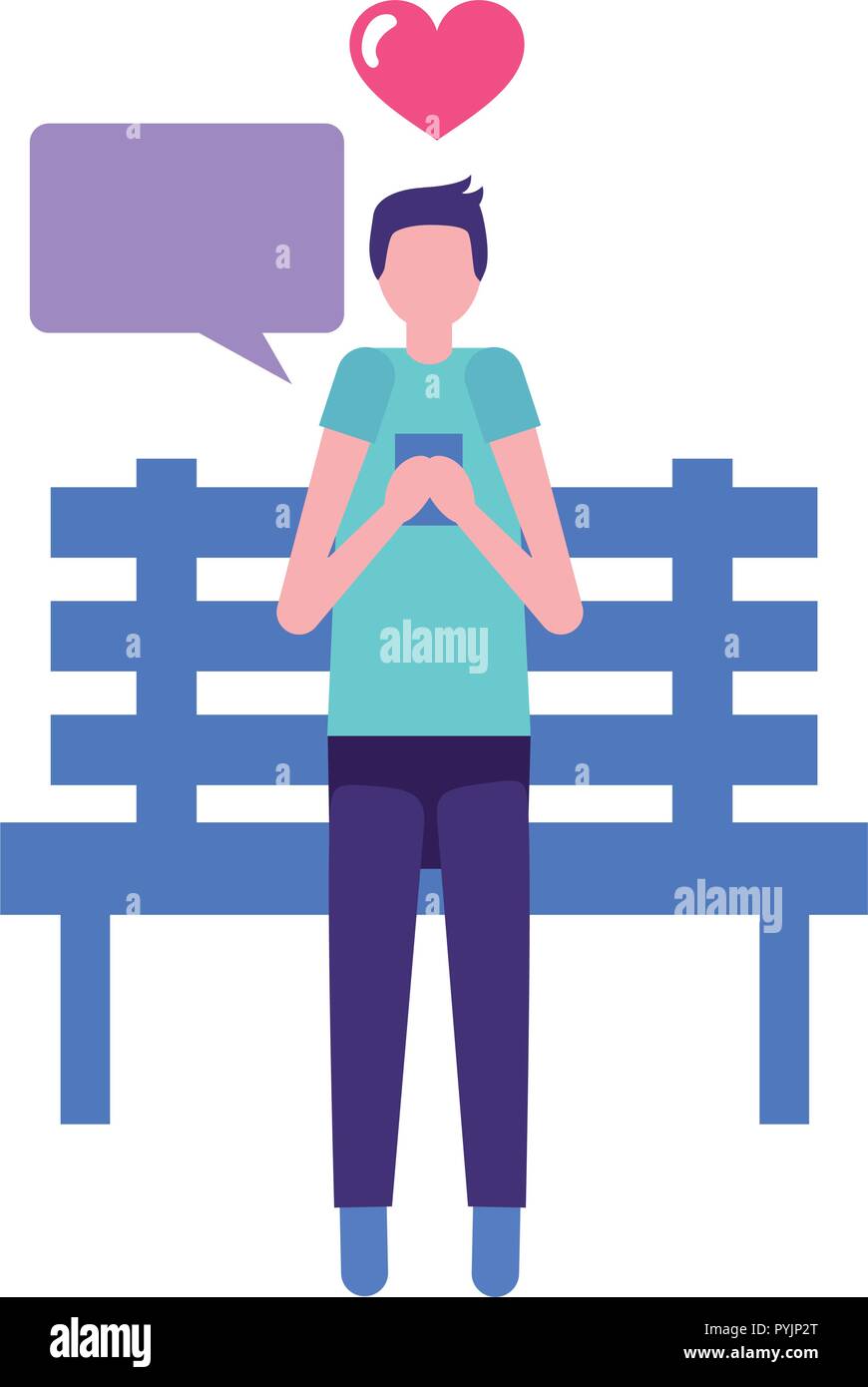 Man working in park Stock Vector Images - Alamy