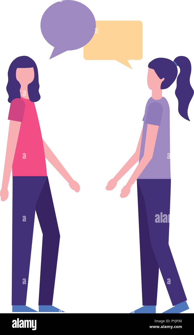 Women dialog Stock Vector Images - Alamy