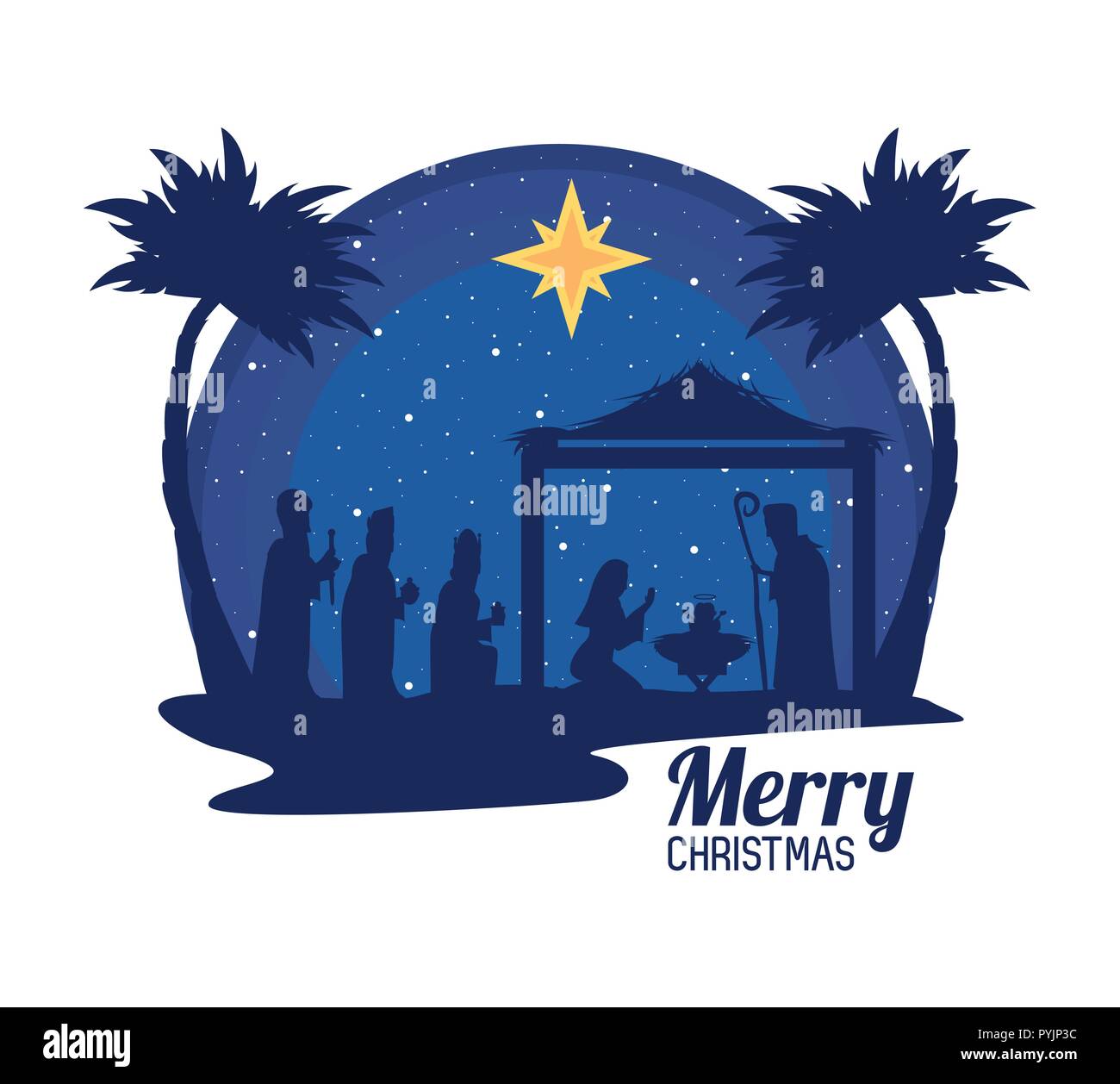 Traditional Christian Christmas Stock Vector Image & Art - Alamy